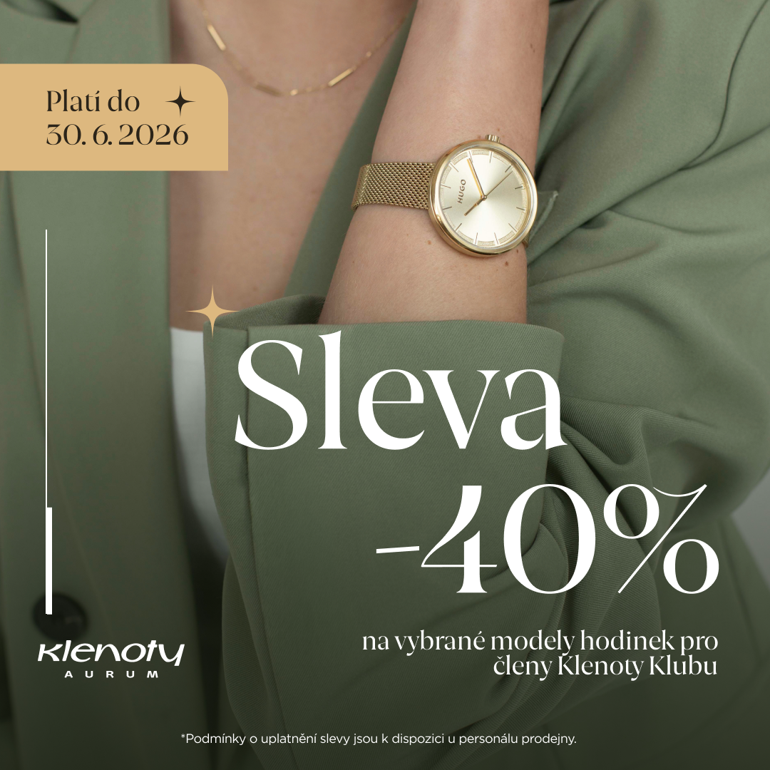 Sleva 40 % v Klenoty Aurum - OC HANÁ